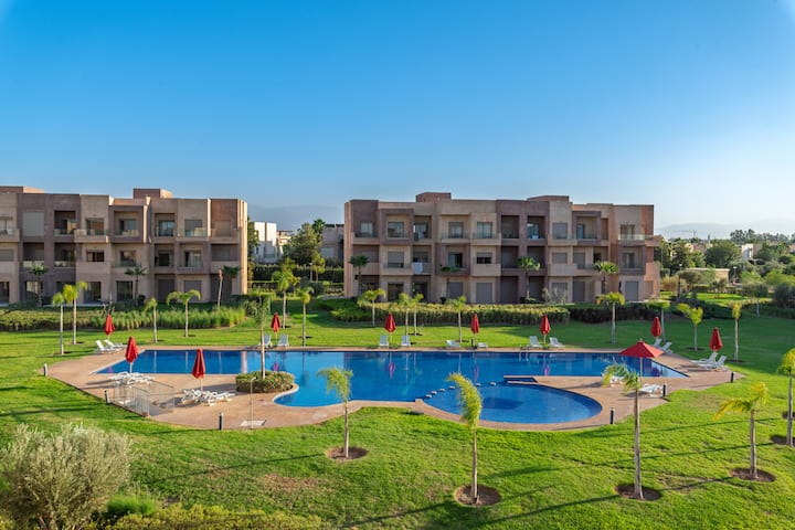 Appartement Luxe & Vue Piscine Golf Argan - Marrakech