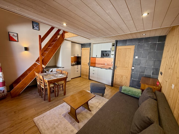 Duplex Cosy 6 Personnes – Ski Aux Pieds - Aime