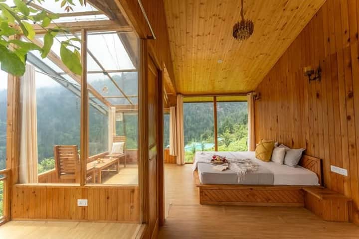 Mountain View Treehouse | Wi-fi | Free Parking - Jibhi