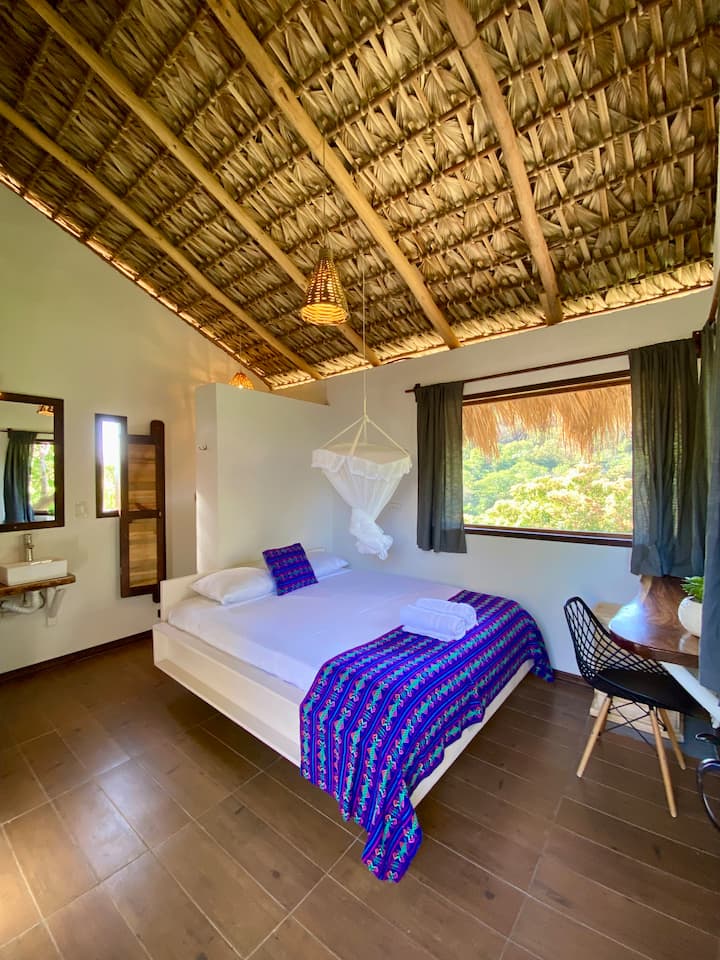 Mezcali-green Leaf-cabana Entre Arboles. - Mazunte