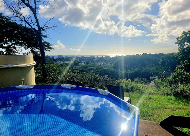 A/c Cliff Top Ocean View Cabin Near Beach And City - Barbados
