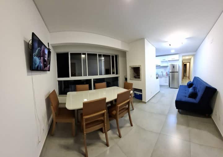 Apto Novo — 400m Da Praia - Gov. Celso Ramos - 6 P - Governador Celso Ramos