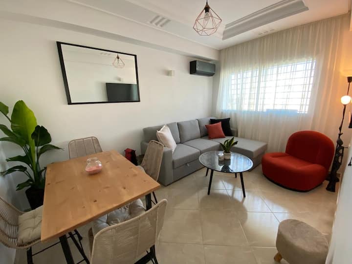 Chic&warm Aprt|ac|central|parking|2 Min Gare Tgv - Rabat