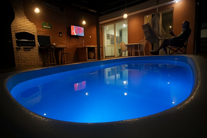 Piscina, áRea Gourmet Sinuca No Recanto Da Sereia - Guarapari