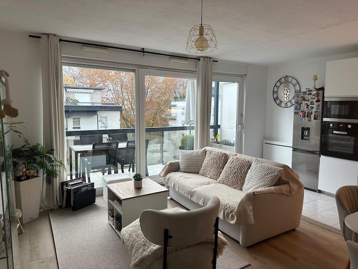 F2 Cosy Avec Terrasse – A 2 Pas Centre De Mulhouse - Mulhouse