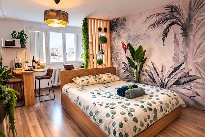 Studio Le Cosy Jungle Proche Gare - Chartres