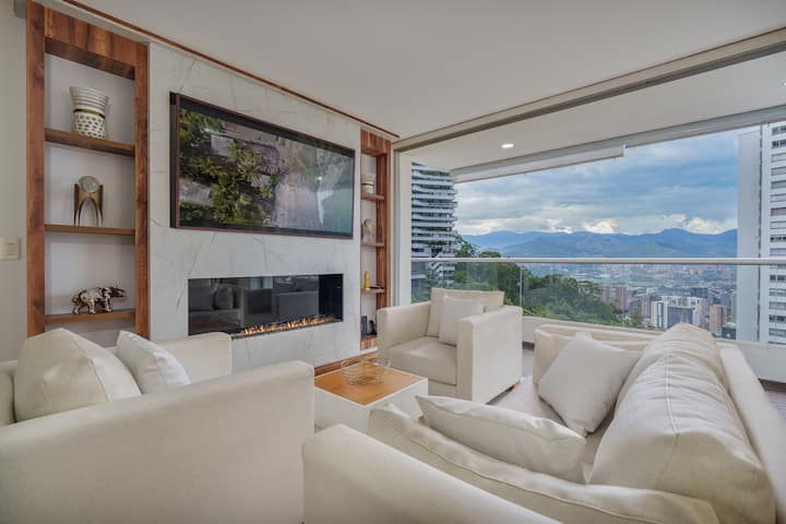 3br Premium Con Piscina Y Vista• Cerca A Provenza - Medellín