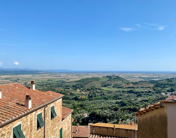 Vue Magnifique, Suite Au Cœur Du Borgo Antico - Campiglia Marittima