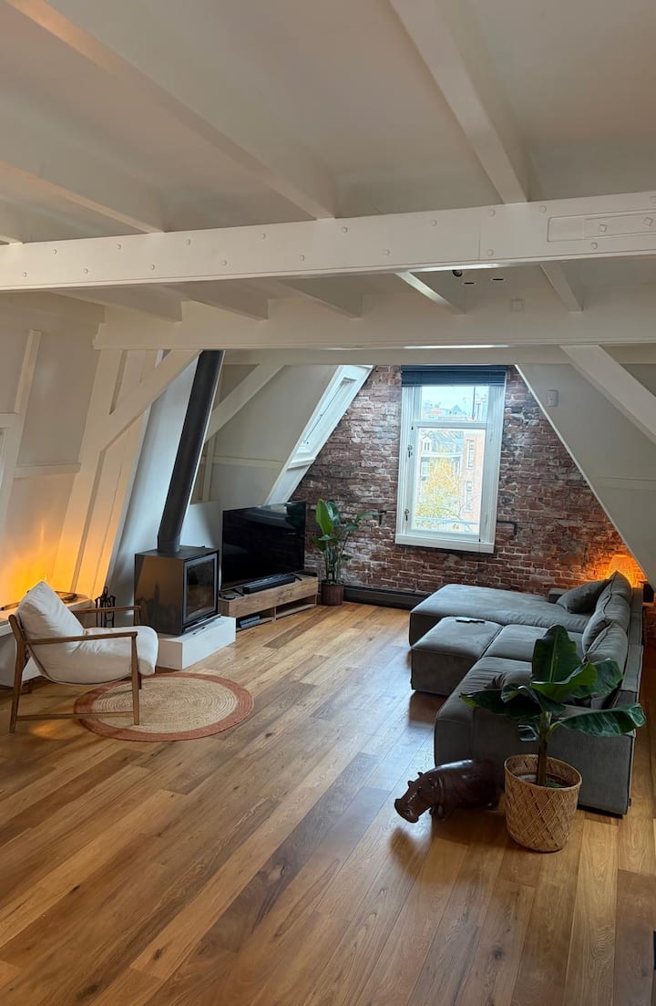 Prachtig Appartement - Dakterras & Haard Oud-west - Amsterdam