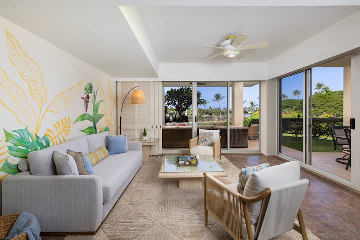 New! Mural W Ocean Views. Walk To Beach & Hilton - Hawaï