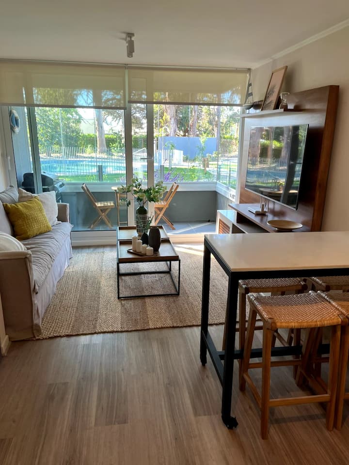 Departamento 1er Piso · Lomas Puyai · Playa 15 Min - Zapallar