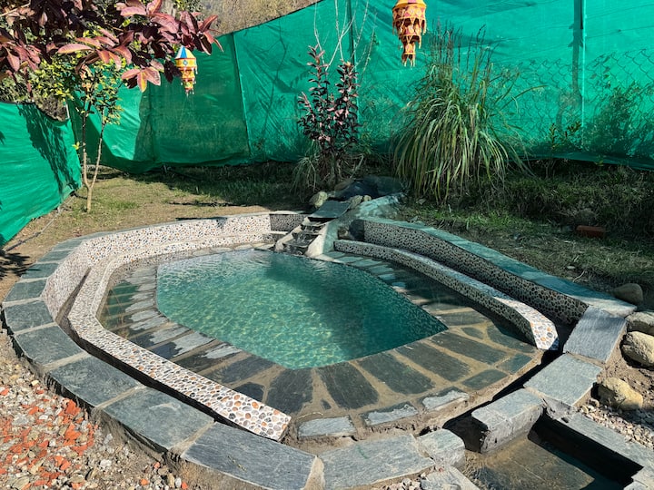 Farm Villa | 2bhk | Pvt Pool | Garden | Party Hall - Mandi