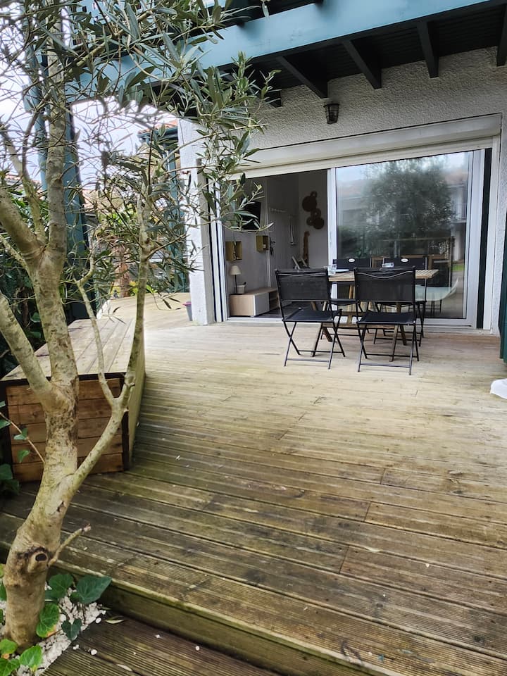 Appartement Cosy En Rez-de-chaussée Avec Terrasse - Moliets-et-Maa