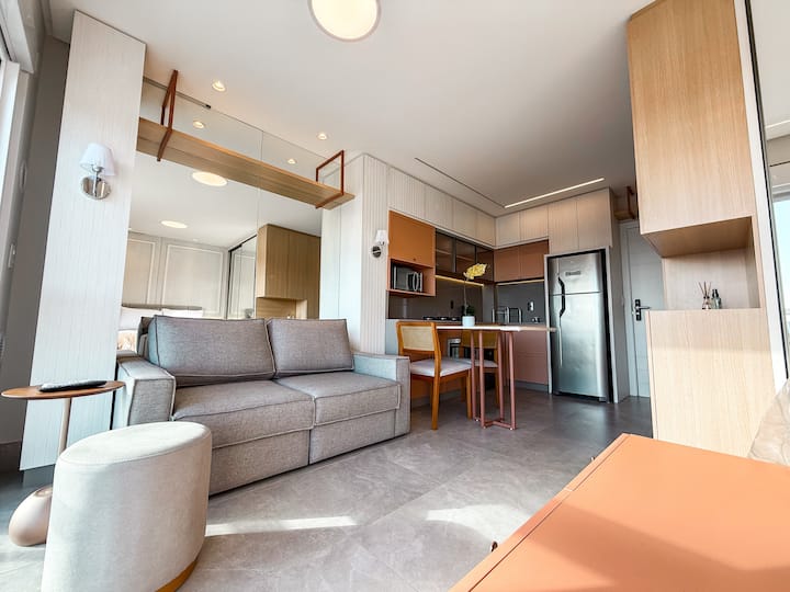 Estúdio Milano | Vista Livre Para A Cidade - Criciúma