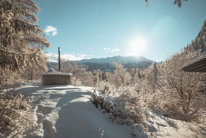 Monte Amore – Hideaway Mit Hot Pot & Bergblick - Bürchen