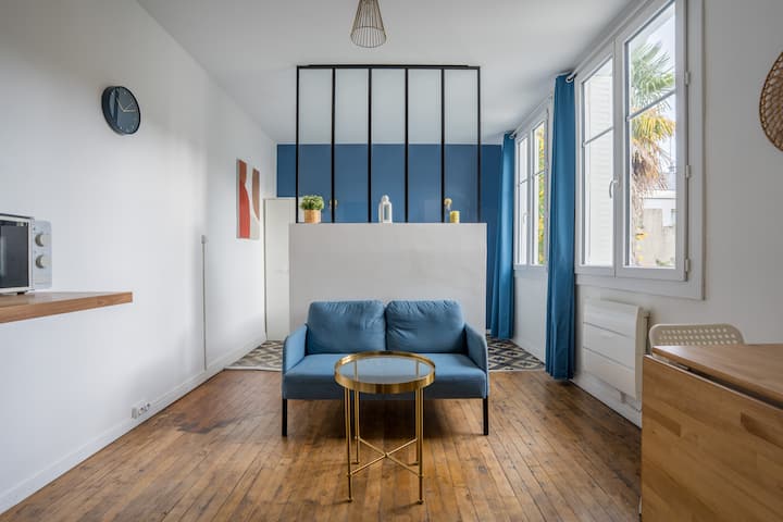 L'atelier Bleu - Charme Et Confort Proche Gare - Tours