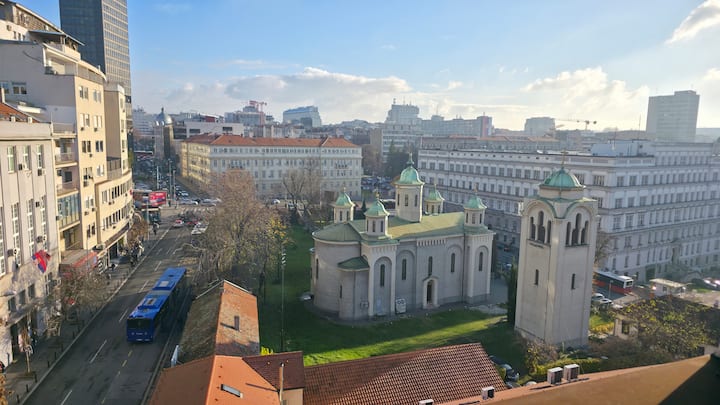 Belgrade Explorer 45m2 With A View! - Belgrado