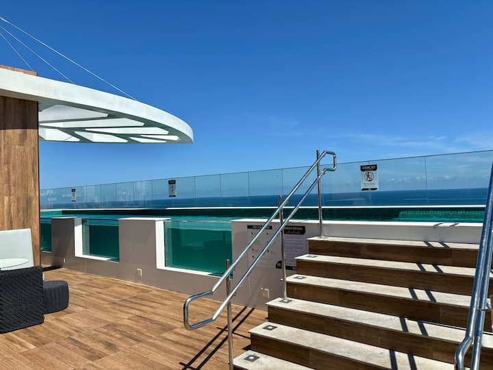 Ap Moderno Com Piscina A 100m Da Praia Da Barra - Brasil