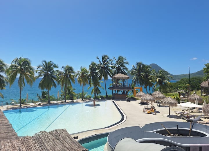 Pause Tropicale Face à La Mer Des Caraïbes - Les Anses-d'Arlet