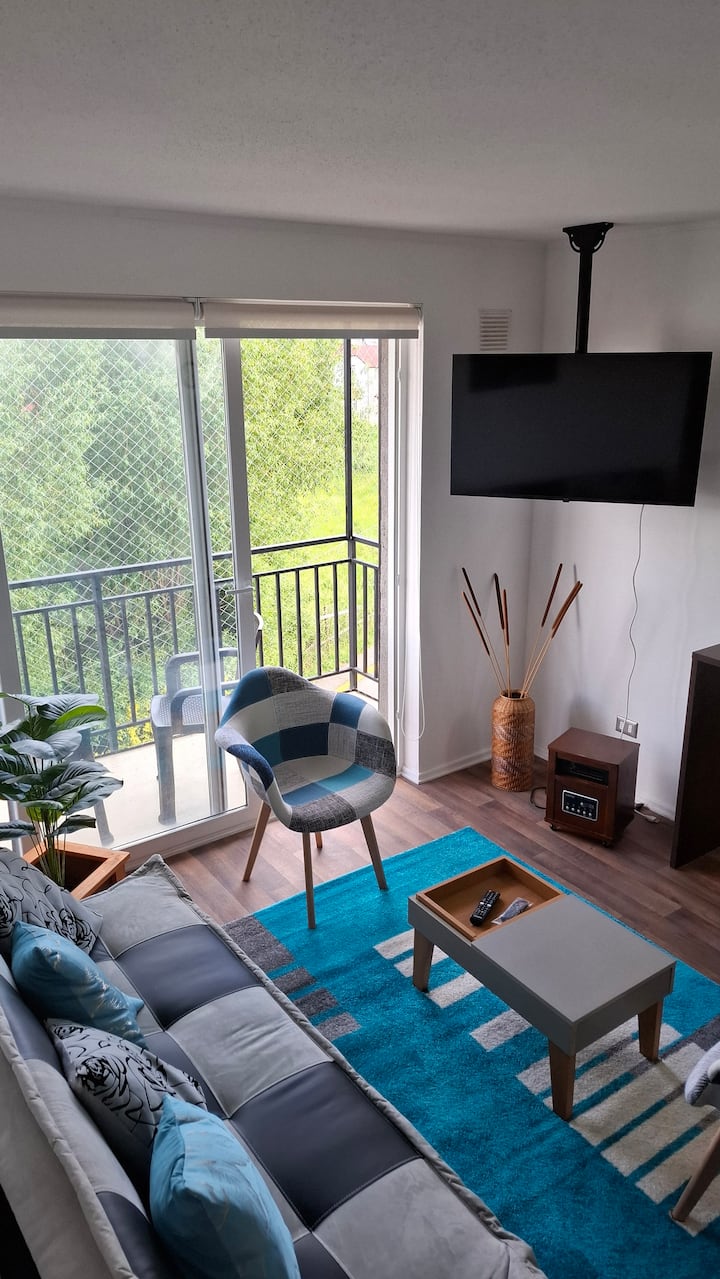 Cómodo Y Céntrico Departamento En Villarrica - Villarrica