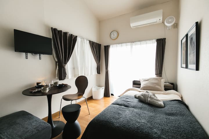 中州エリアど真ん中/駅徒歩6分/1r＋ロフト/4名/201 - Fukuoka