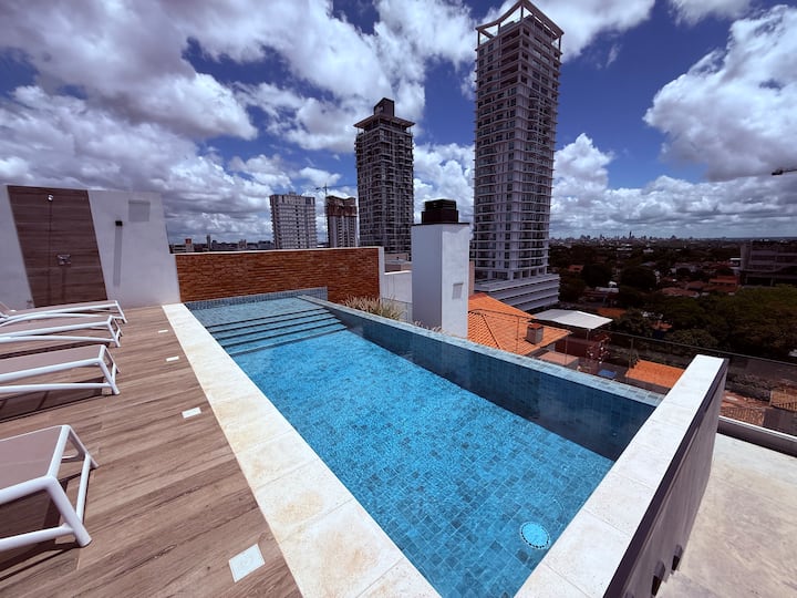 Departamento Moderno A Pasos Del Shopping Del Sol. - Asunción