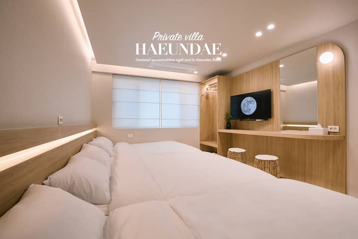 Haeundae Beach\7 Queen Beds|up To 14 People\korea - Busan