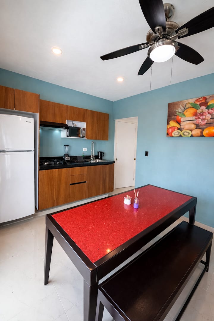 Depto./ Zona Hotelera+wifi+ac+cocina Equipada - Cancún