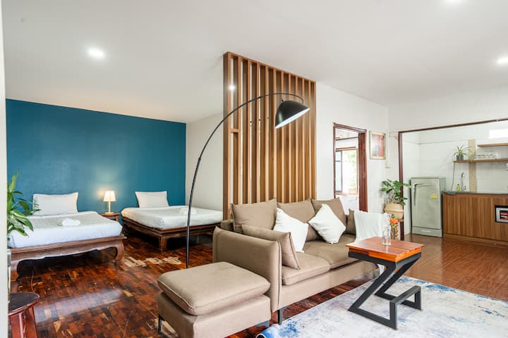 Appartement Sur Le Mékong Proche Du Marché Nocturne Blanchisserie Gratuite - Vientiane