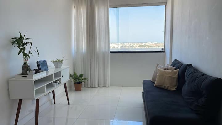 Apartamento Com Vista Para O Rio -  Sem Cafémanhã - Aracaju
