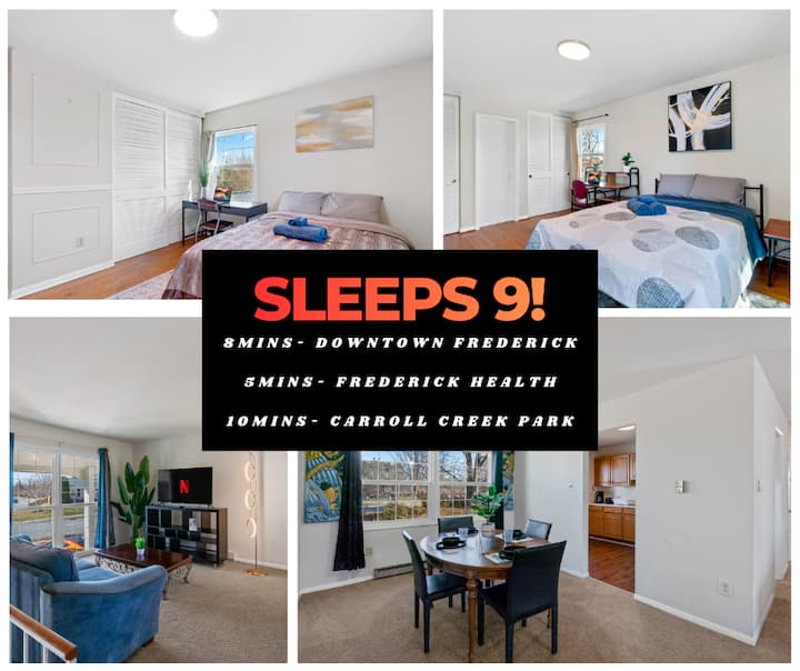 Self Check-in +Fast Wifi +W/d 5 Mins To Downtown! - Frederick, MD