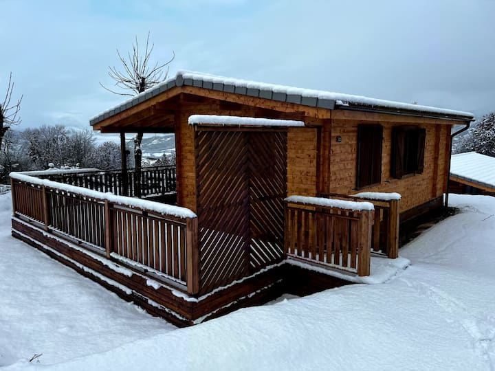 Chalet Neuf 4p Skis Aux Pieds St Léger Les Mélèzes - Saint-Léger-les-Mélèzes