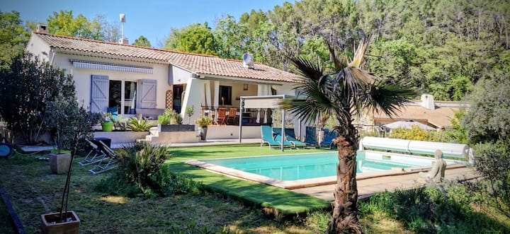 Villa Provençale Avec Piscine Chauffée - Lorgues