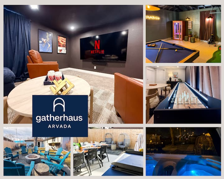 New 5br Arvada Retreat: Theater, Sauna & Hot Tub - Westminster, CO