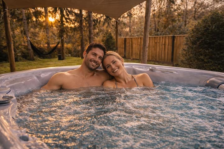 Privé Lodge | Jacuzzi, Sauna, Hamam, Balkon, Tuin - Venlo