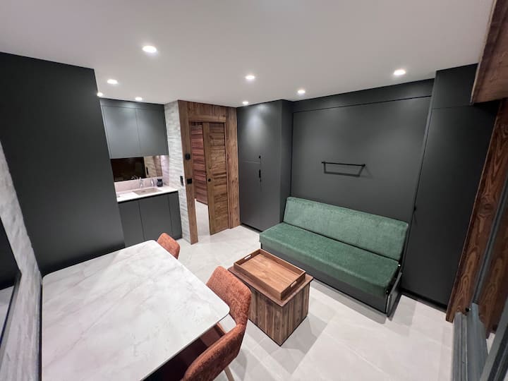 Studio éLégant Neuf, Terrasse - Arc 2000