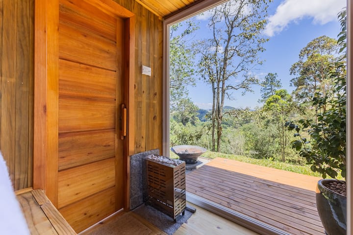 Cabana De Vidro Com Sauna E Vista Das Montanhas - Santo Antônio do Pinhal