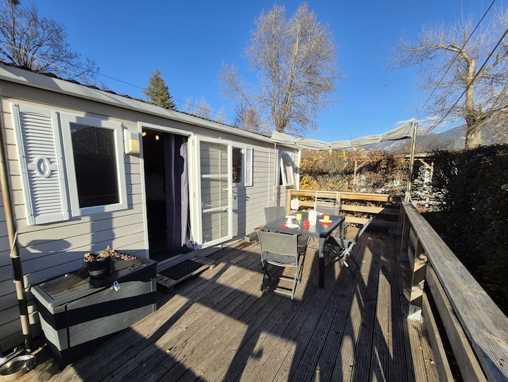 Confortable Mobil Home Vue Lac & Montagnes - Embrun