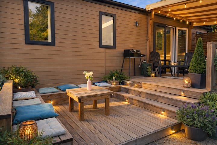 Confort De L'hôtel Au Camping, Mobil Home 6 P. - 