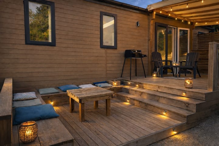 Confort De L'hôtel Au Camping, Mobil Home 6 P. - Sausset-les-Pins