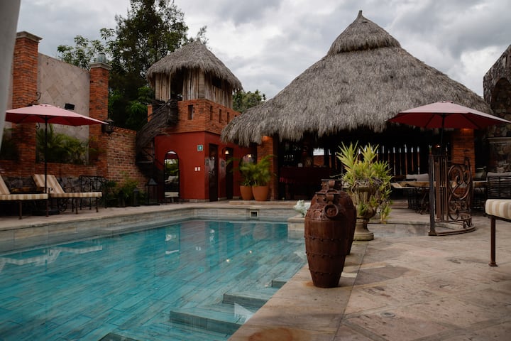 Lujosa Habitación En Ajijic Con Alberca Templada - Ajijic