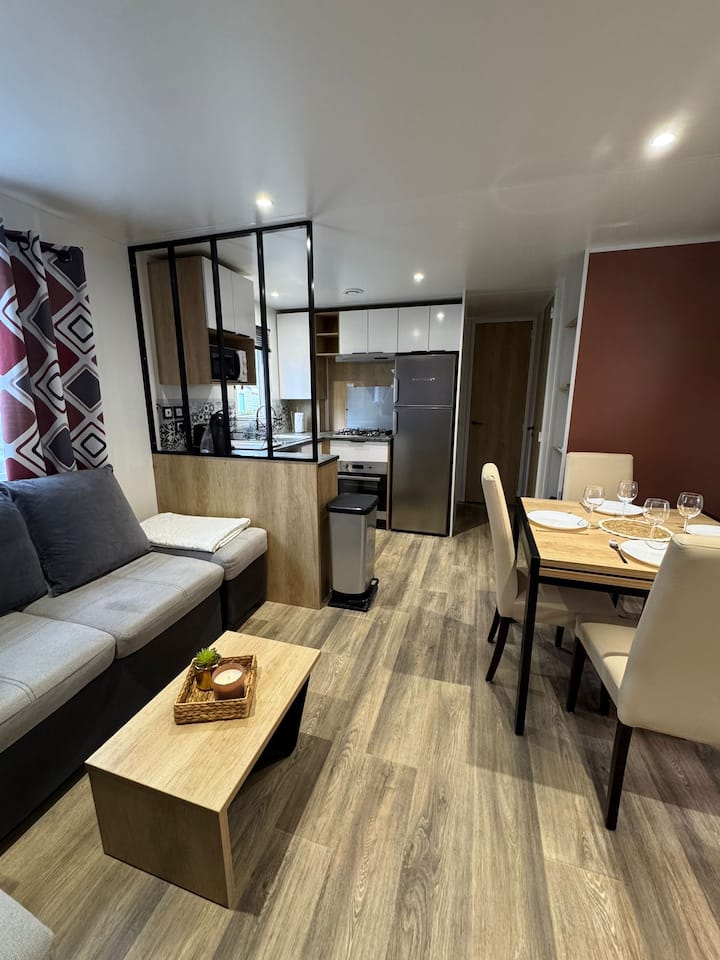 Mobile-home Camping Kerlann 4* - Pont-Aven