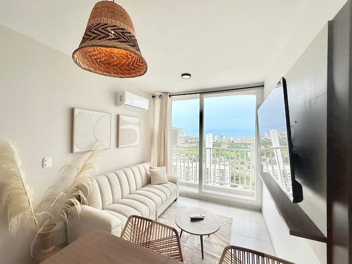 Lujoso Apto Frente Al Mar • 3 Hab • 8 Pax - Cartagena, Colombia