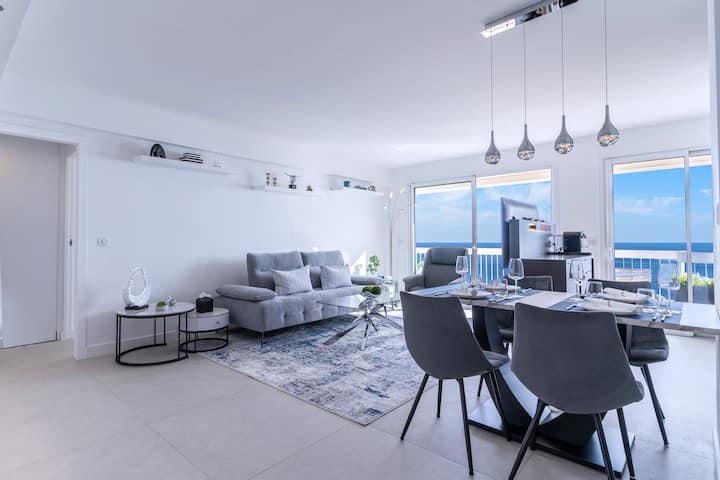 Luxury Top Floor Sea View Downtown Cap D'ail - Mônaco