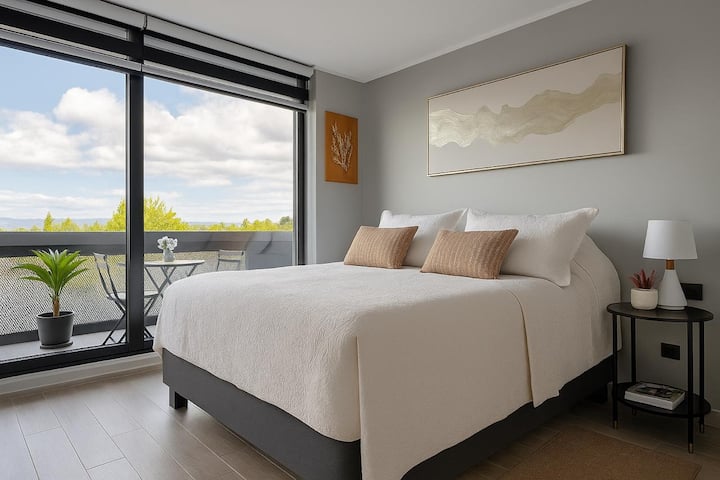 Moderno Estudio Con Terraza, Valdivia - Valdivia