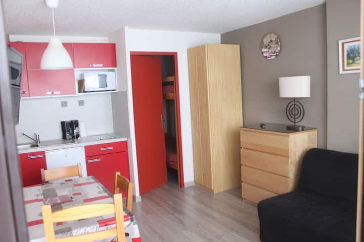 Studio Rénové 4 Personnes 21m² Au Rdc - Lac du Chevril