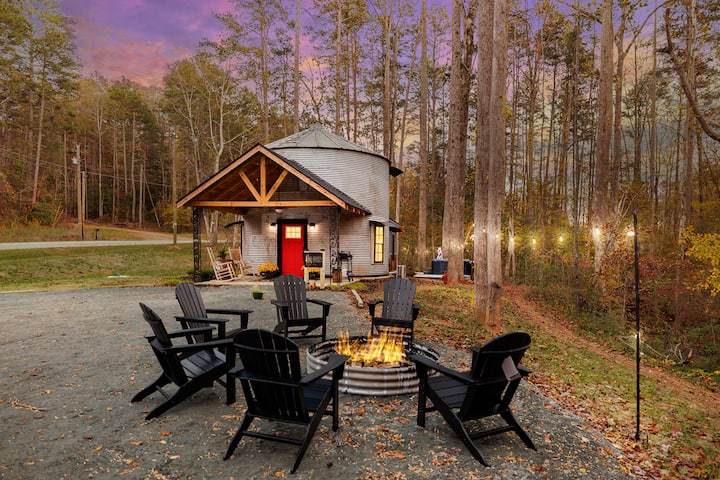 The Grain Escape - Secluded Nature Cabin - Lake Hartwell