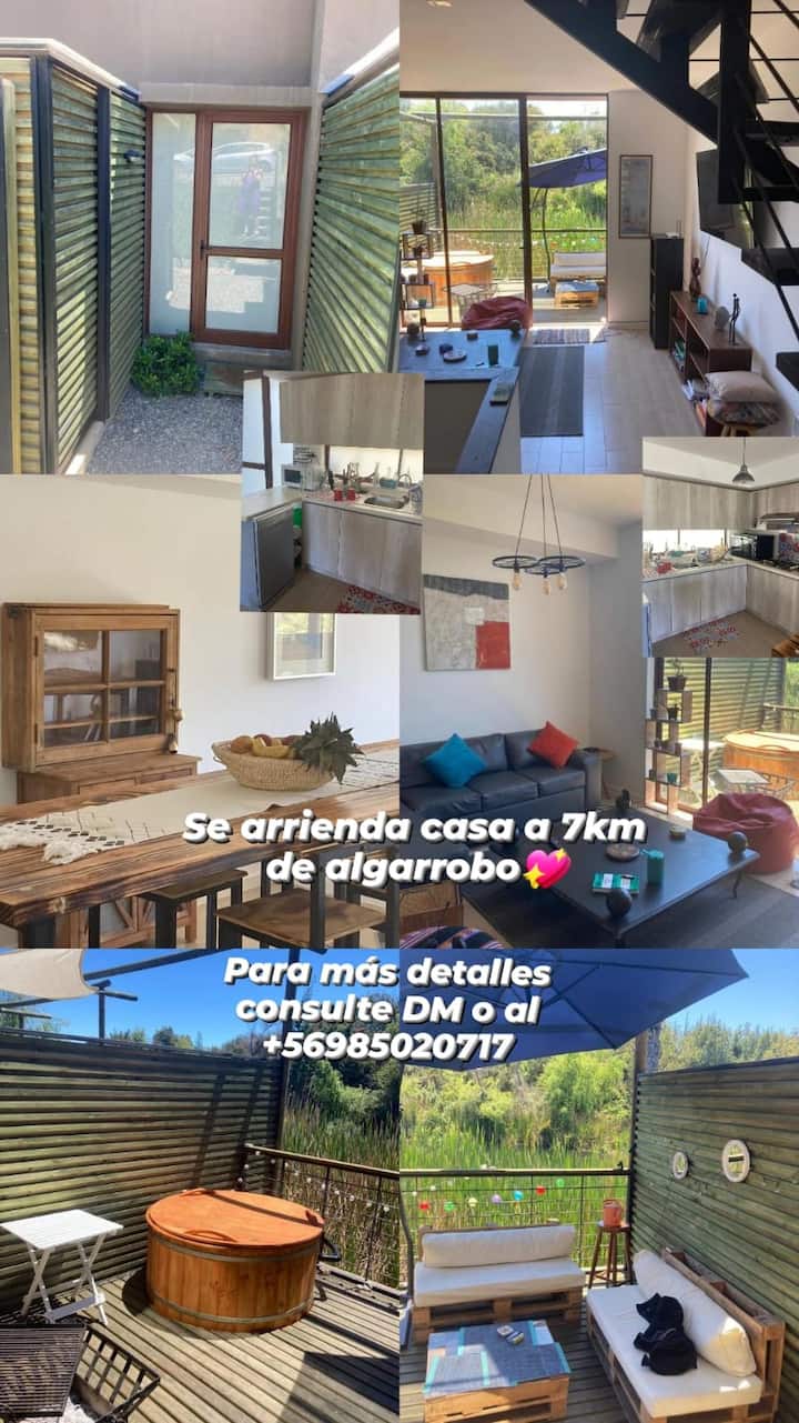 Arriendo Casa Con Tinaja A 7 Km De Algarrobo - El Quisco