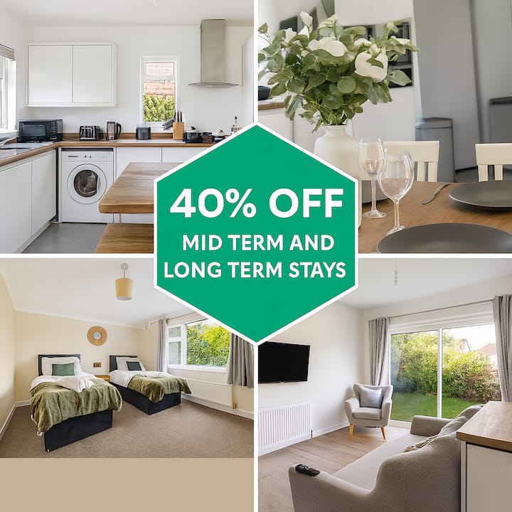 40% Off Long Stays Chelmsford Sleeps 10 + Parking - Chelmsford