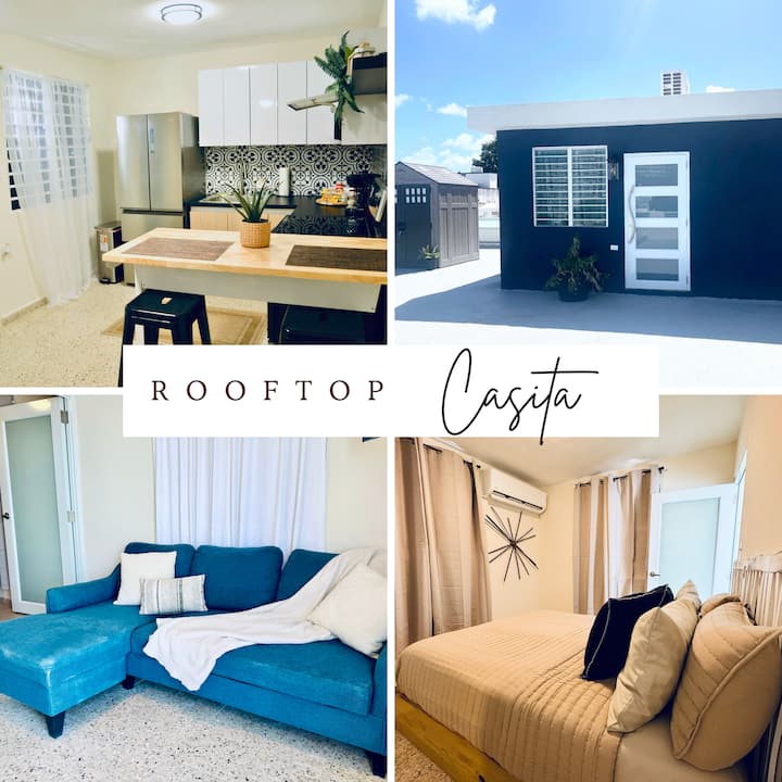 Rooftop Casita-8min Sj Airport/private Patio/wi-fi - Trujillo Alto